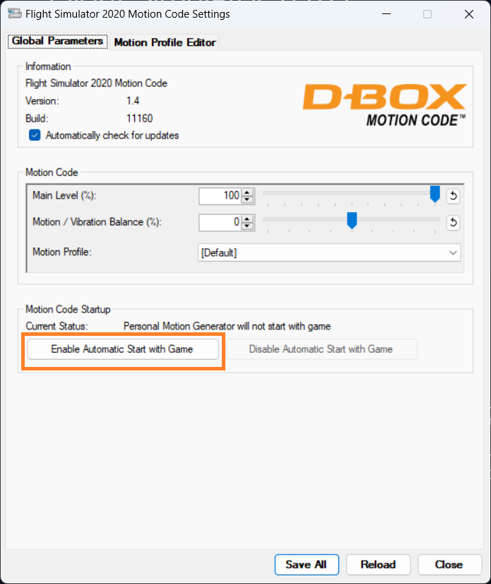 How to activate D-BOX haptics in Microsoft Flight Simulator (2020 and 2024)