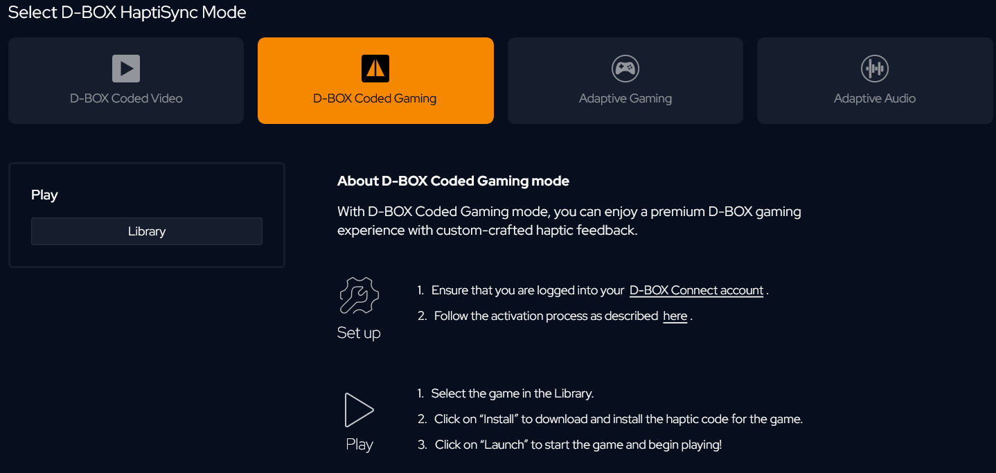 How to activate D-BOX haptics in Forza Horizon 5